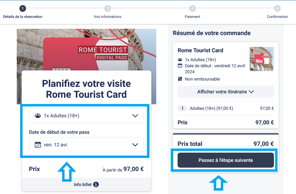 Avis Rome Tourist Card 2024 : Meilleur Pass pour visiter Rome